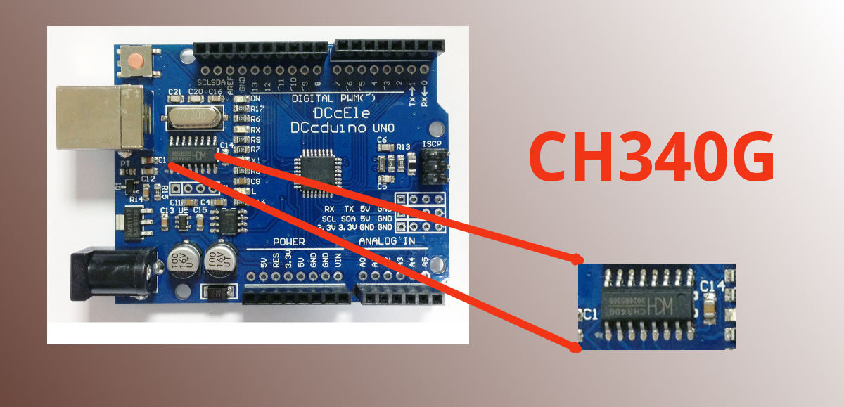 DCcduino usb drivers (CH340 / CH341 chipset)