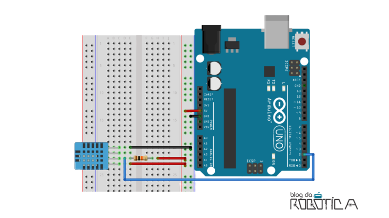 Medindo temperatura e umidade usando o sensor DHT11 – Blog da Robótica