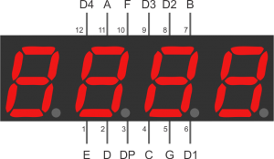 Como utilizar display de 7 segmentos com 4 dígitos – cátodo comum com Arduino - Blog da Robótica