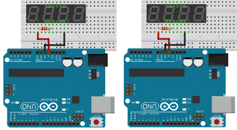 Como utilizar display de 7 segmentos com 4 dígitos – cátodo comum com Arduino - Blog da Robótica