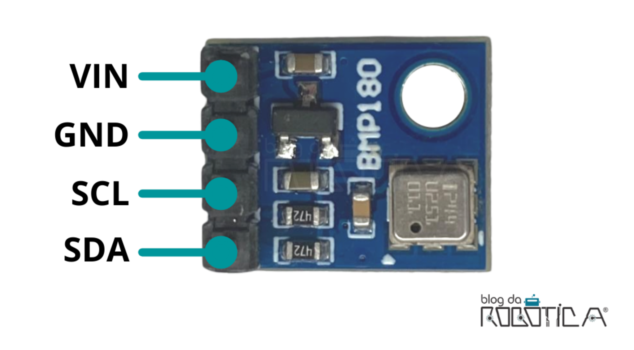 Como utilizar o sensor de pressão atmosférica – Barômetro BMP180 com Arduino - Blog da Robótica