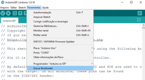 Como gravar Bootloader do Arduino UNO – Atmega328 - Blog da Robótica