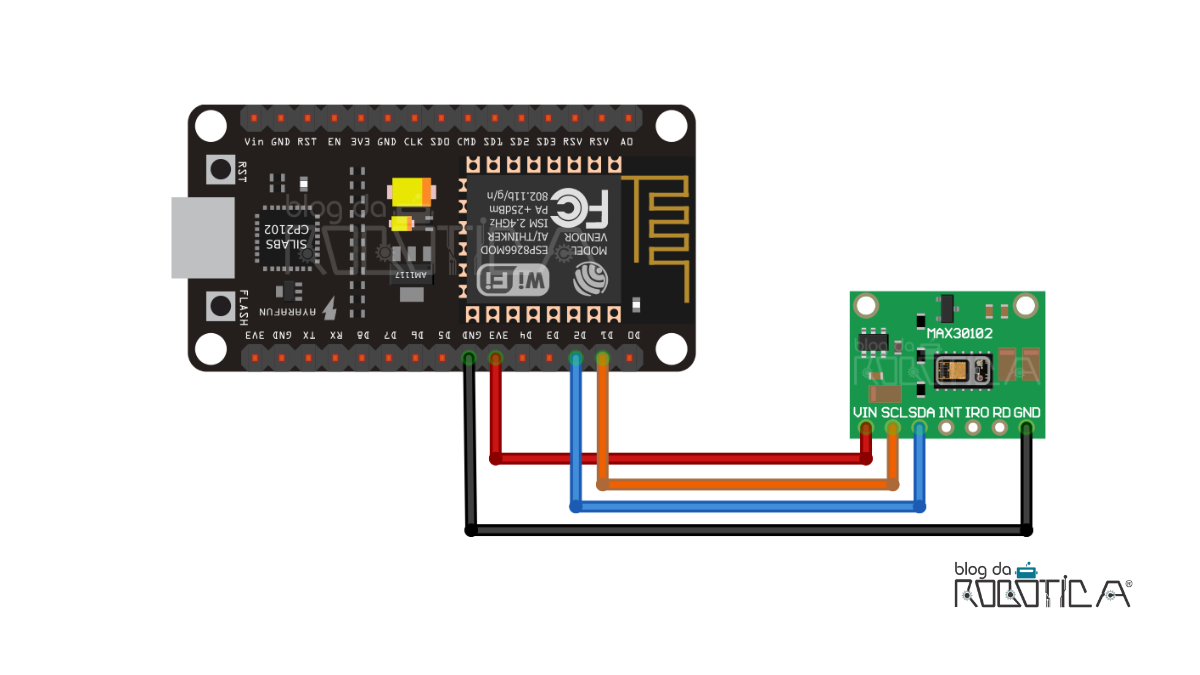 Como utilizar o Sensor Frequência Cardíaca Max30100 Oxímetro com ESP8266 - Blog da Robótica