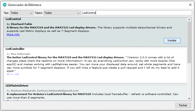 Como Utilizar O Módulo Display Matriz De Led 8×8 Com Max7219 E Arduino