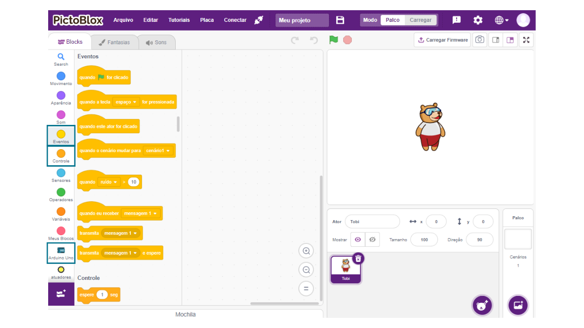 Pictoblox: Como programar Arduino utilizando programação em blocos ...