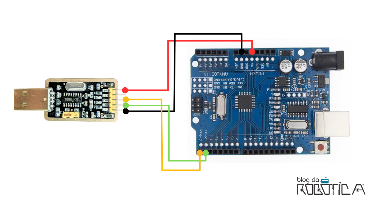 Como programar o Arduino UNO com o Módulo CH340 - Blog da Robótica