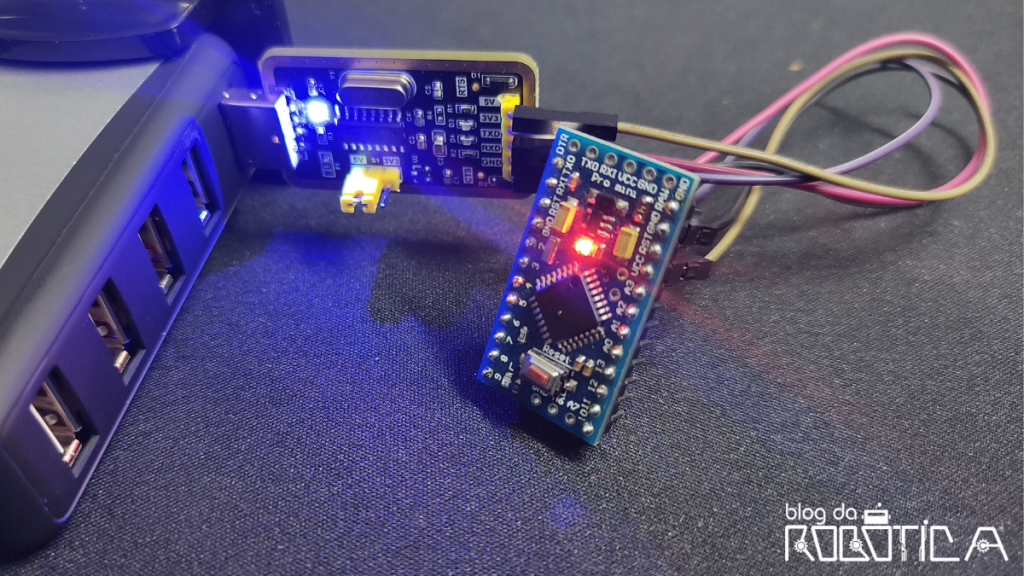 Como programar o Arduino Pro mini com o Módulo CH340 - Blog da Robótica