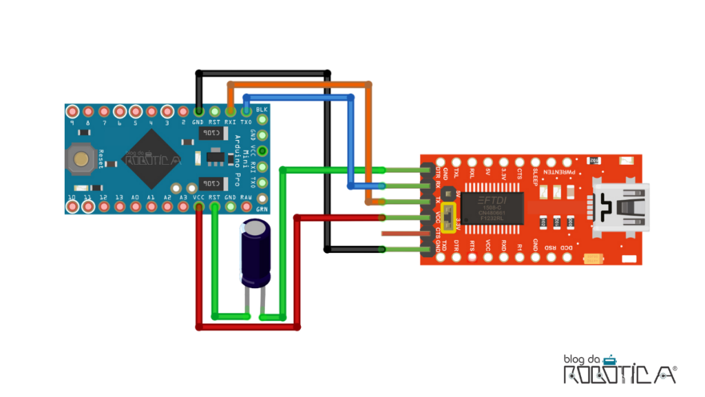 Como Programar O Arduino Pro Mini Com Ftdi Blog Da Robótica