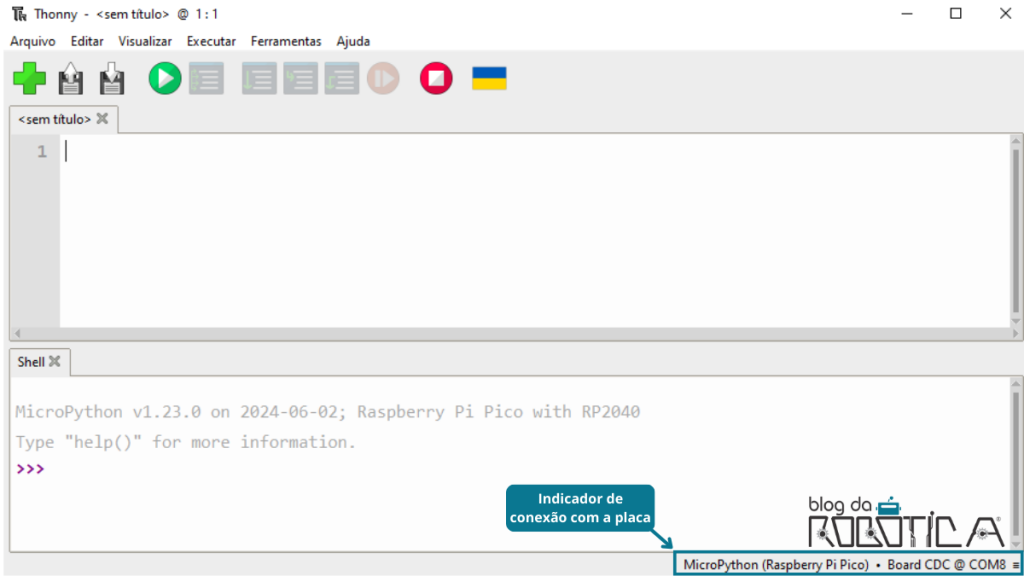 Como programar a Raspberry Pi Pico em Python - Blog da Robótica