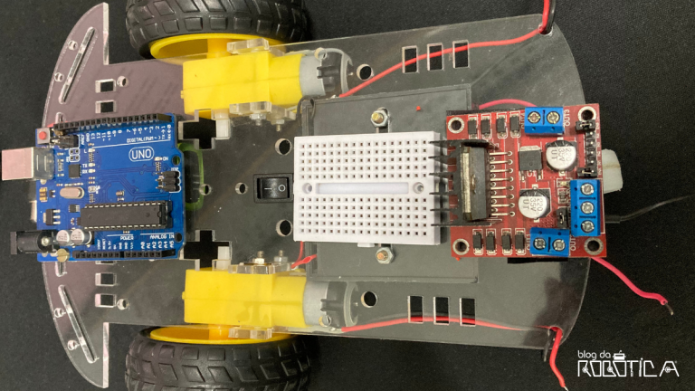 Robô Controlado Via Bluetooth Por Celular Android Com Arduino E Kit